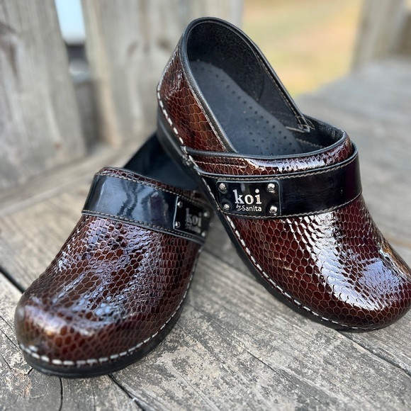 koi | Shoes | Koi By Sanita Leather Made In Portugal Snakeskin Danish ...